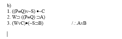Solved Part I: use the 8 inference rules (Simp. Conj. D.S., | Chegg.com