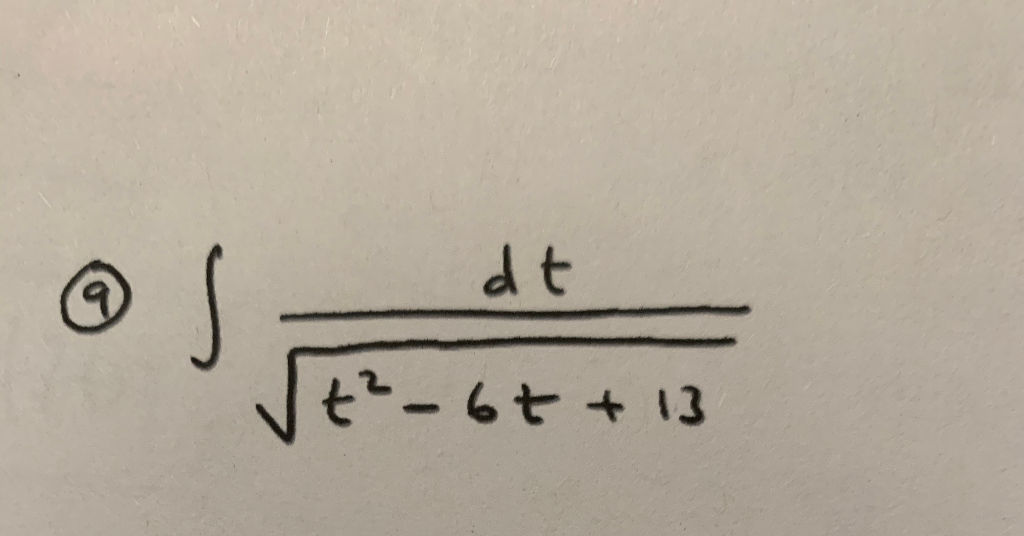 Solved -6t+ 13 | Chegg.com