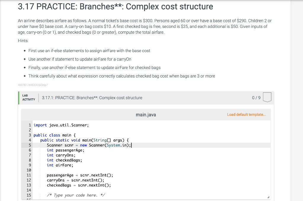 Solved 3.1/PRAC IICE: Branches**: Complex cost structure An | Chegg.com