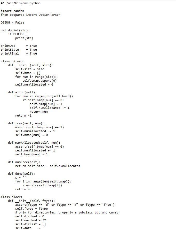 Exercise 2: Simple File System This exercise is | Chegg.com