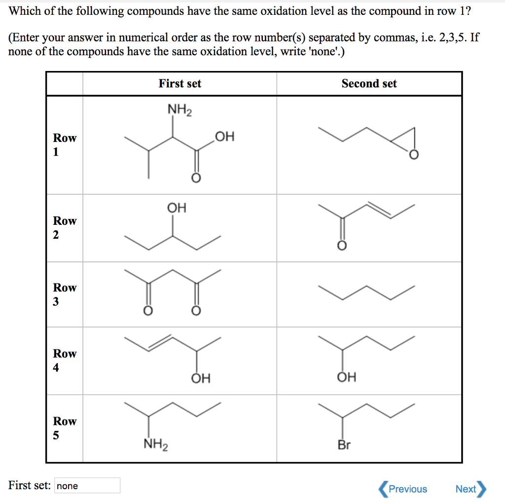 Solved Which of the following compounds have the same | Chegg.com