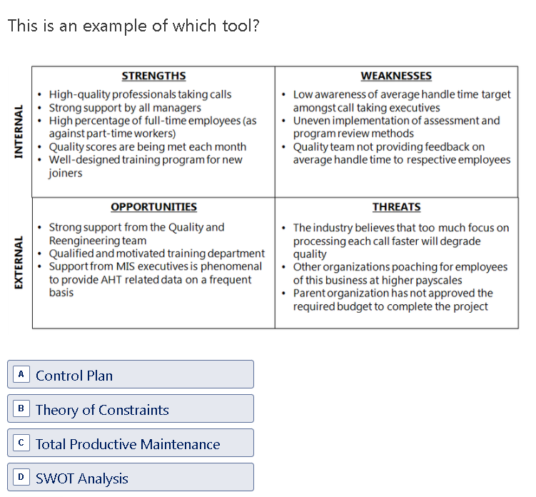 Solved This is an example of which tool? Total Productive | Chegg.com