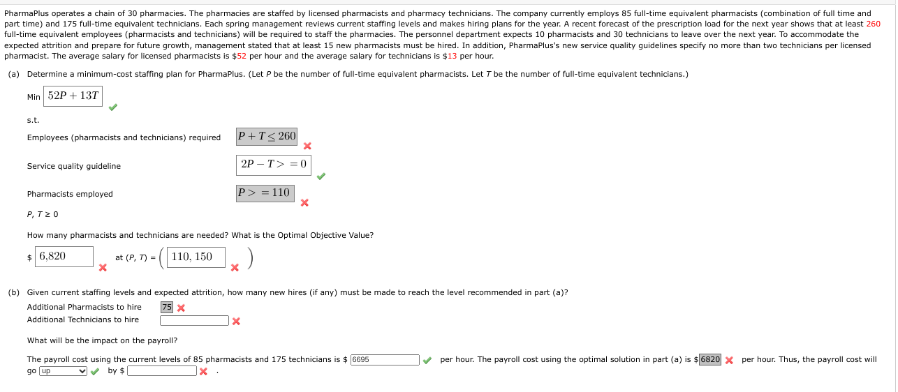 Solved Please help with correcting the incorrect answers. | Chegg.com