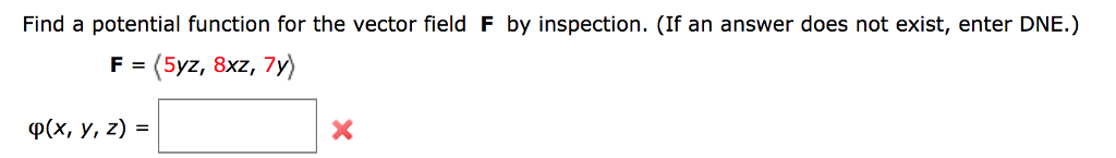 Solved Find a potential function for the vector field F by | Chegg.com