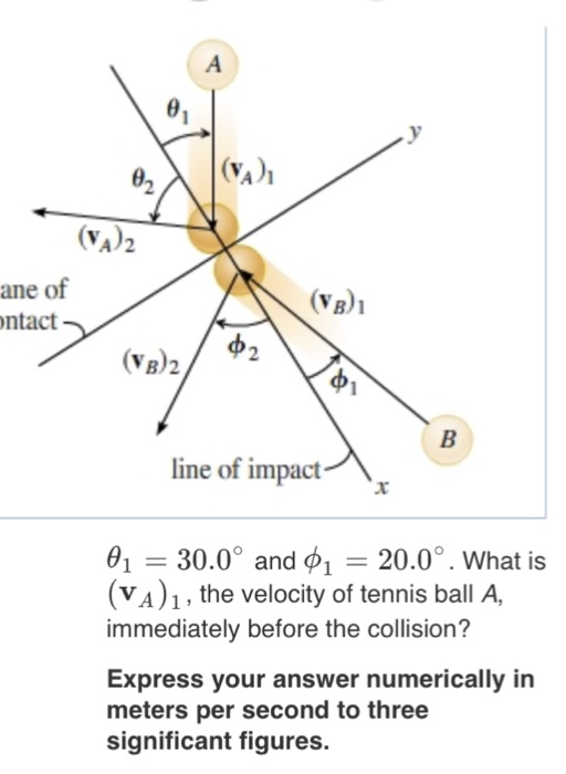 Solved As shown, tennis ball A rolls off the top of a 10.0 m | Chegg.com