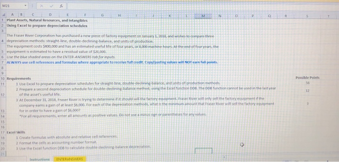 Solved File Home insert Page Layout Formulas Data Review | Chegg.com