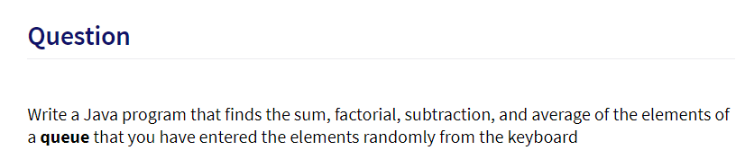 Solved Question Write a Java program that finds the sum, | Chegg.com