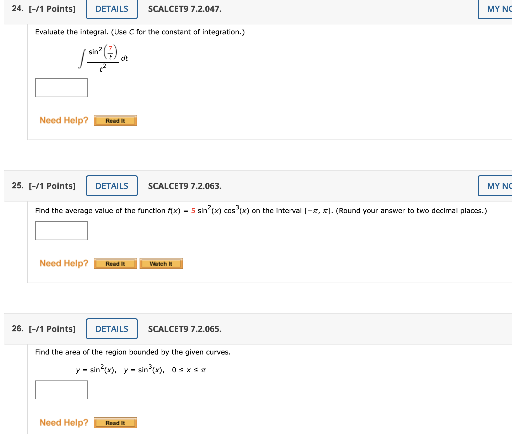 Solved Evaluate the integral. (Use C for the constant of | Chegg.com