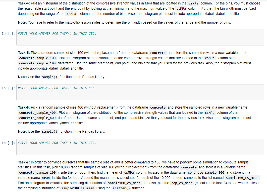 Solved Sampling and Empirical Distributions Exercise-1: | Chegg.com
