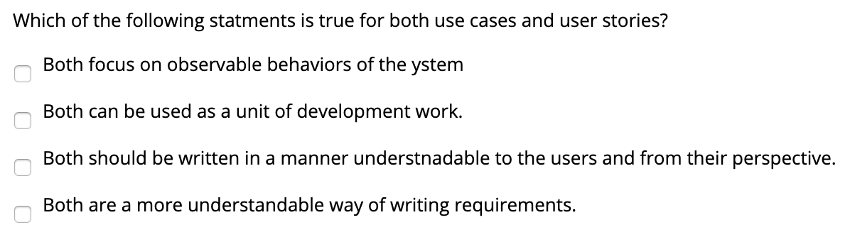 Solved Which of the following statments is true for both use | Chegg.com