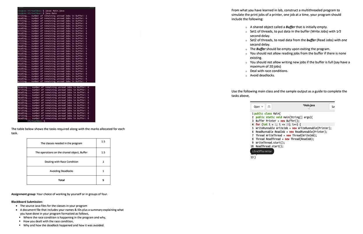 Solved please guys in java help me ( the course is operating | Chegg.com