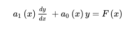 Solved Given the general form of the first-order linear | Chegg.com