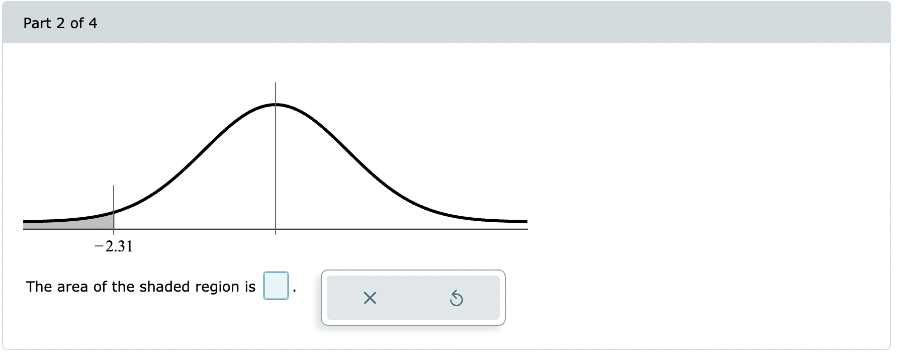 Solved Find each of the shaded areas under the standard | Chegg.com