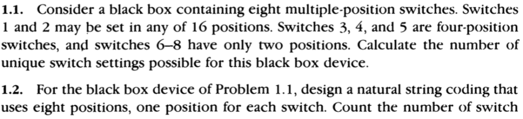 Solved 1.1. Consider a black box containing eight | Chegg.com