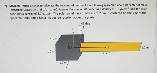 2) MATLAB - Write a script to calculate the moment of | Chegg.com