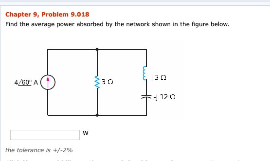 Solved Chapter 9, Problem 9.018 Find the average power | Chegg.com
