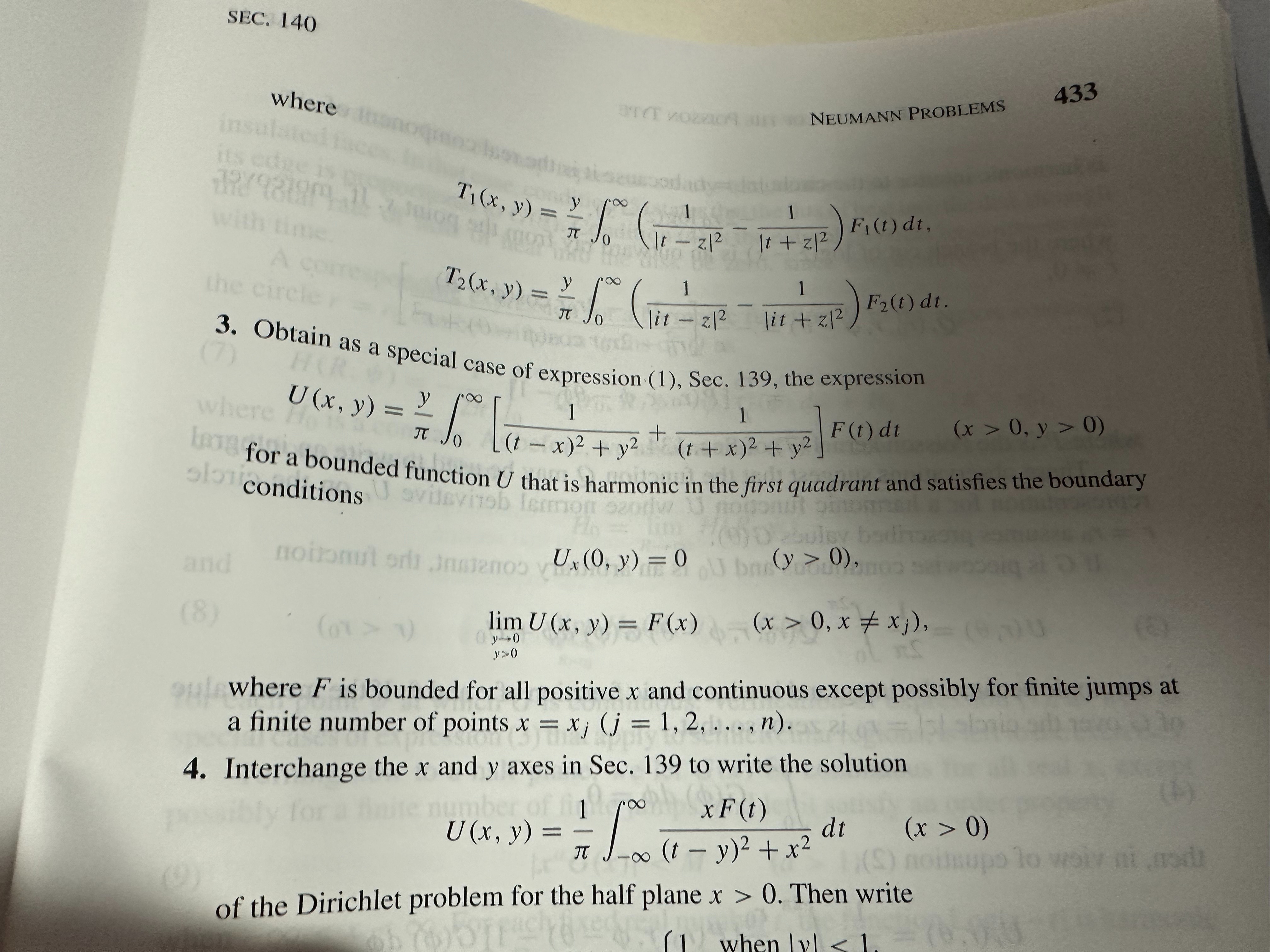 Solved Obtain as a special case of expression (1), ﻿Sec. | Chegg.com