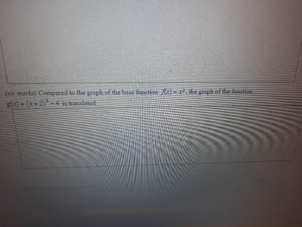 Solved (sixmaxdas, Compared to the graph of the base | Chegg.com