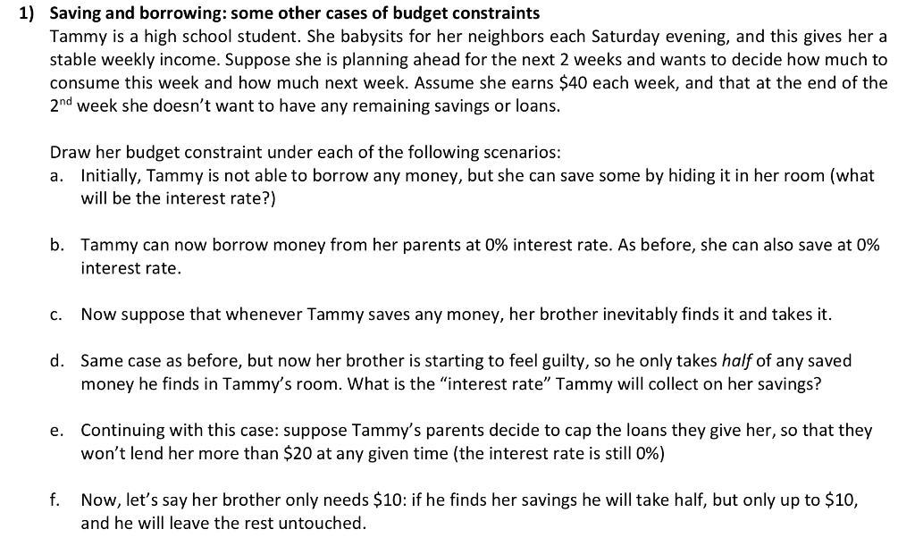 Solved 2) Solving intertemporal optimization problems, | Chegg.com