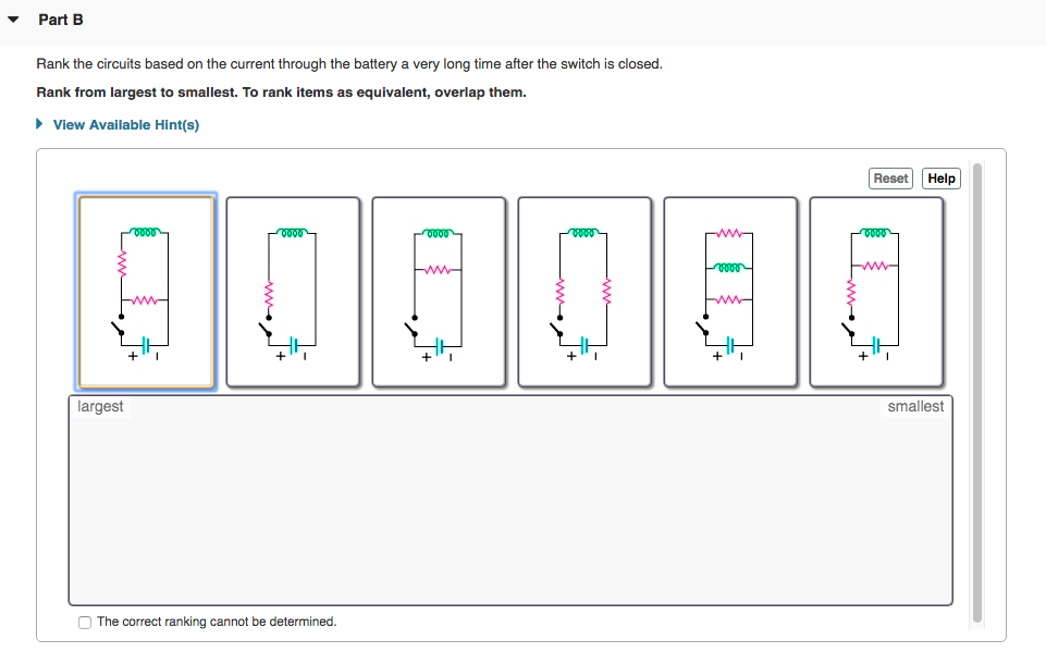Solved The figures below show six circuits which consist of | Chegg.com