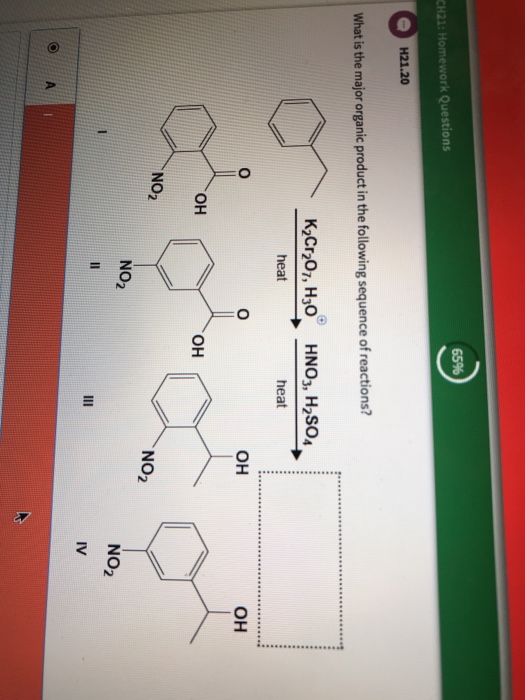 Solved CH21: Homework Questions H21.20 of reactions? What is | Chegg.com