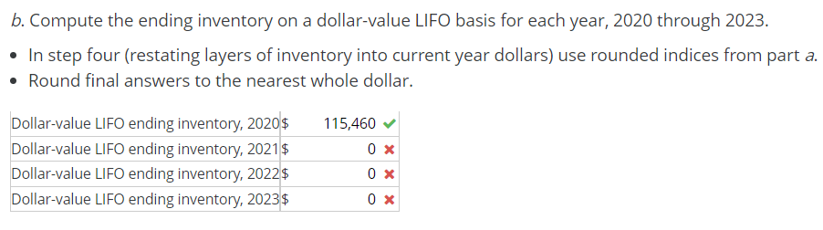 Solved Computing and Recording Ending Inventory using | Chegg.com