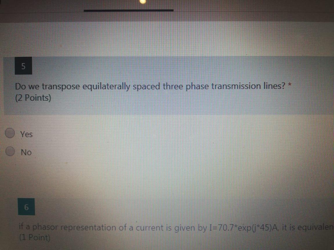 Solved 5 ERE Do we transpose equilaterally spaced three | Chegg.com