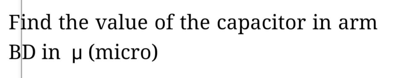 Solved In the AC bridge circuit shown in Figure 6.1, the | Chegg.com