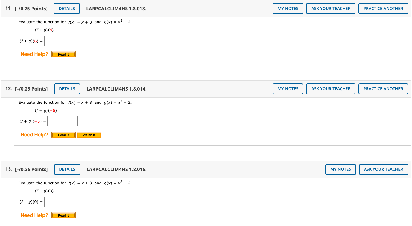 Solved 11. [-70.25 Points] DETAILS LARPCALCLIM4HS 1.8.013. | Chegg.com