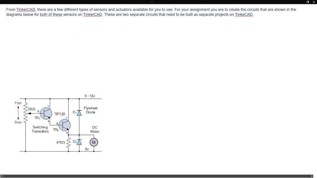 Solved From TinkerCAD, there are a few different types of | Chegg.com