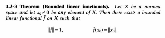 Solved 4.3-3 Theorem (Bounded linear functionals). Let X be | Chegg.com