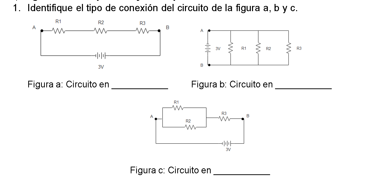 Solved Identify the type of connection for the circuit in | Chegg.com