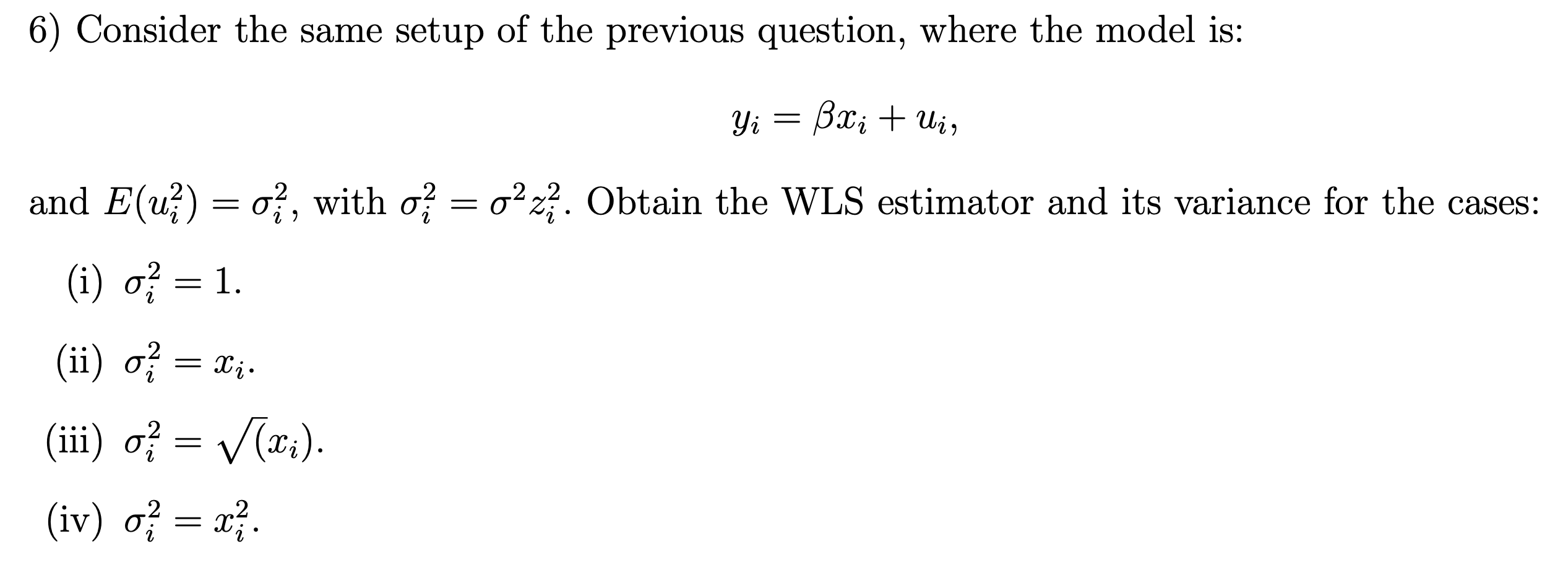 Solved Consider the same setup of the previous question, | Chegg.com