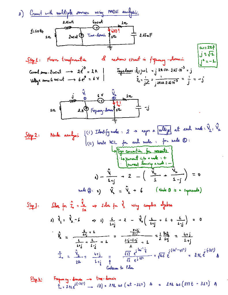 Solved Assignment: Given the circuit shown in Notes #2 | Chegg.com
