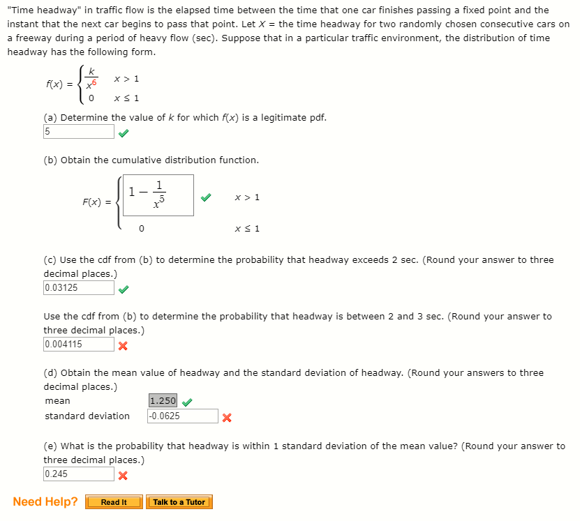 Solved Time headway" in traffic flow is the elapsed time | Chegg.com