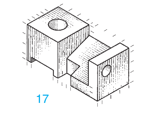 Solved Make a 3D solid model of the part shown below. | Chegg.com