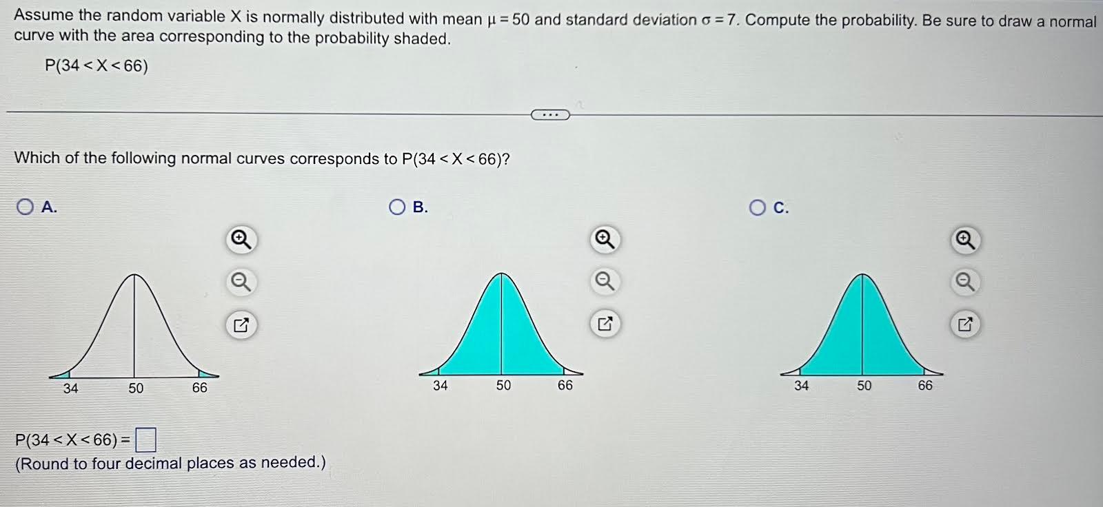 Solved Assume The Random Variable X Is Normally Distributed 