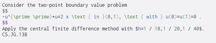 Solved Consider the two-point boundary value problem $$ | Chegg.com