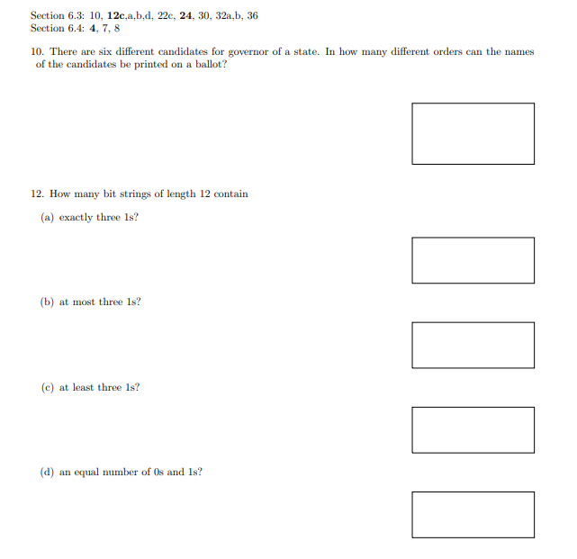 Solved Section 6.3: | Chegg.com