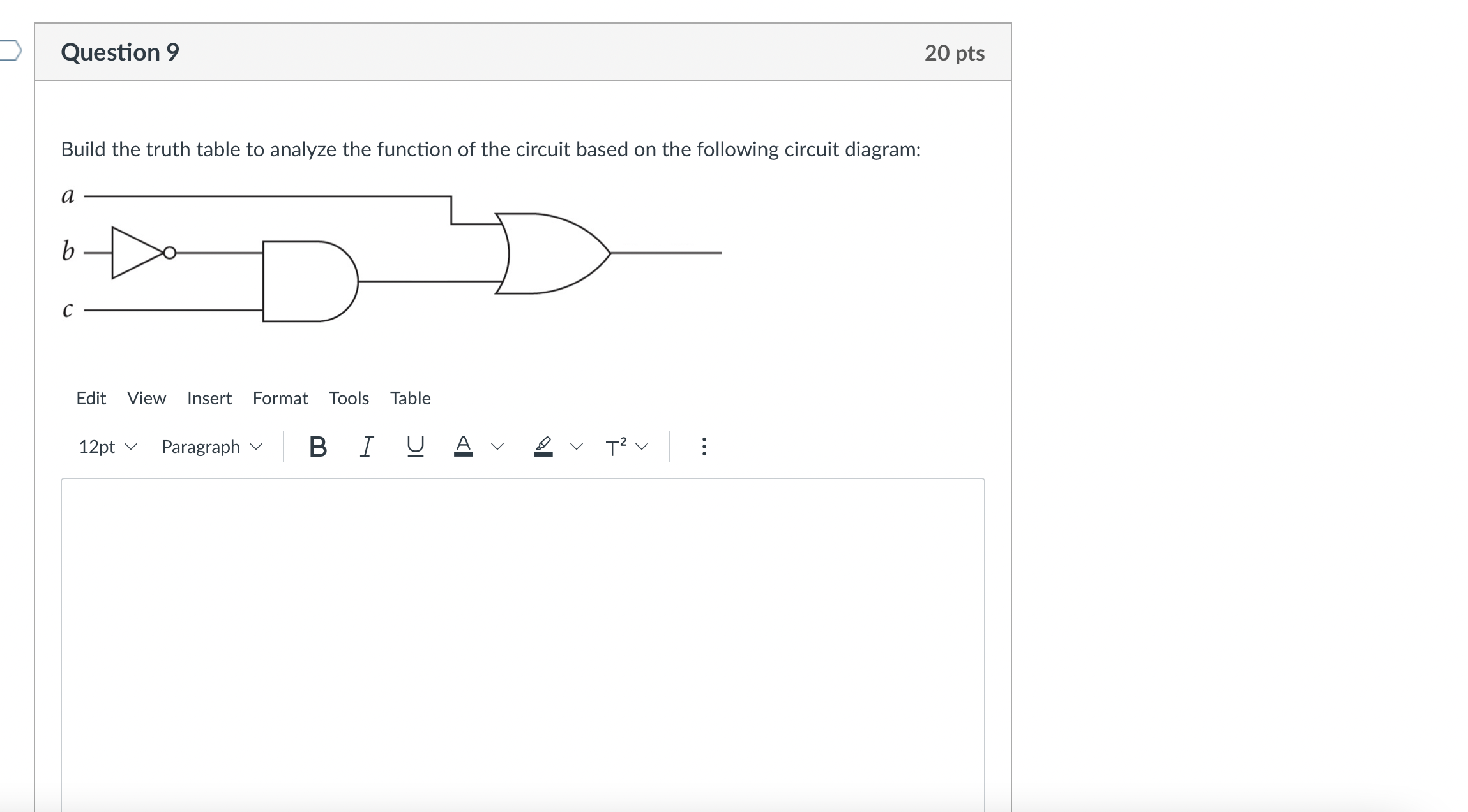Solved Build the truth table to analyze the function of the | Chegg.com