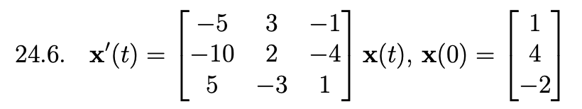 Solved Solve the following systems of differential | Chegg.com