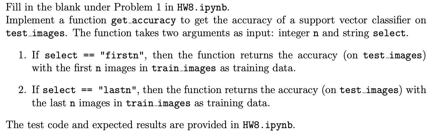 Solved Fill in the blank under Problem 1 in HW8. ipynb. | Chegg.com