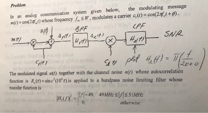 Solved Demodulation Process A Locally Generated Carrier