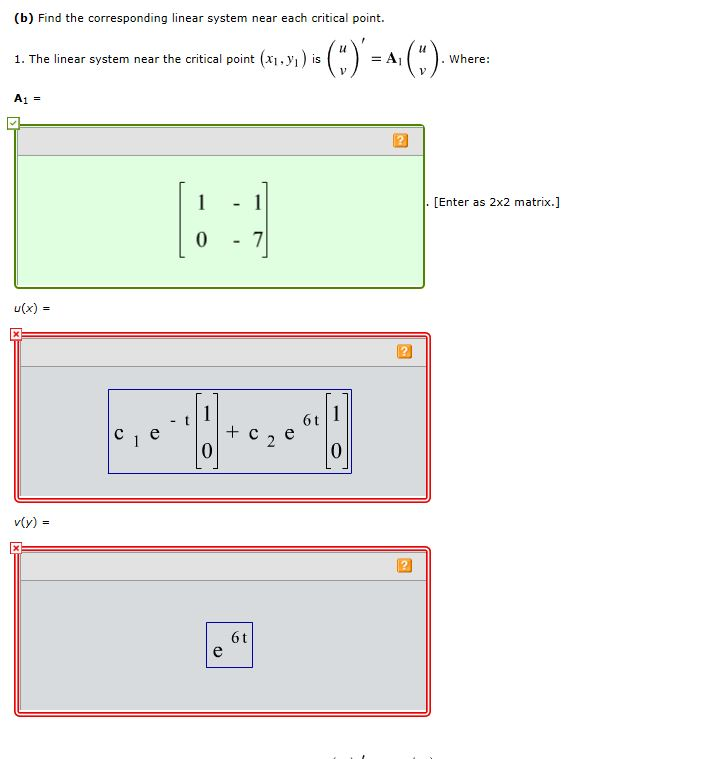 Solved Consider the given system x = y, = x - 6y + xy – 6. | Chegg.com