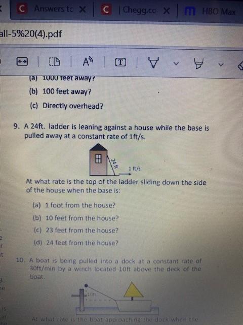 Solved (a) 1000 reetaway? (b) 100 feet away? (c) Directly | Chegg.com