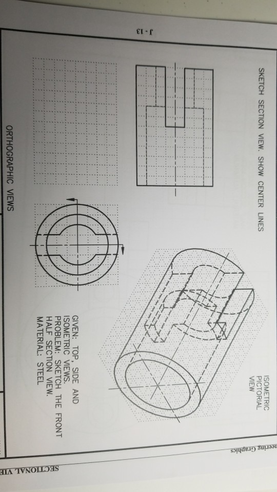 Engineering Drawing Tutorialsorthographic Sectional Views