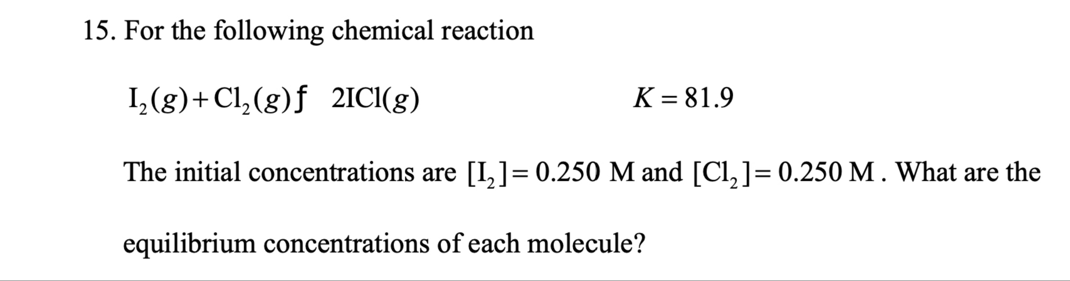 Solved For the following chemical | Chegg.com