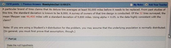 Solved t points 1 Previous Answers 19HW 074 My Notes Ask | Chegg.com Solved t points 1 Previous Answers 19HW 074 My Notes Ask | Chegg.com