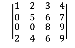 Solved Evaluate each given determinant after first | Chegg.com
