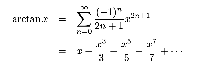 Solved In the attached image, the function arctan(x) is | Chegg.com